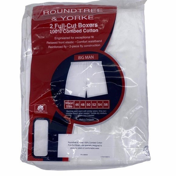 Roundtree & Yorke | Underwear & Socks | Roundtree Yorke Full Cut Cotton ...